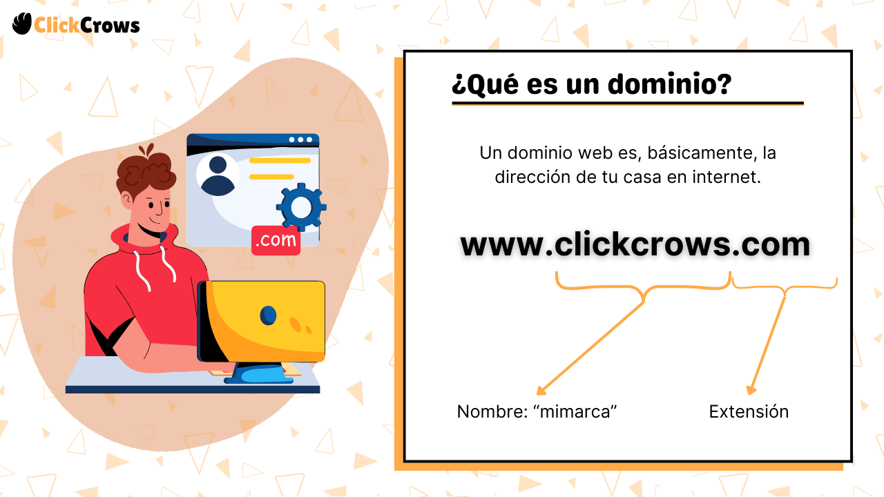 Dominio web: qué es, ventajas y ejemplos - ClickCrows