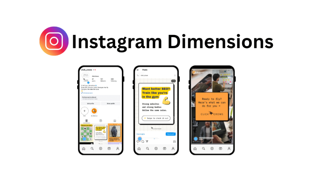 Complete Instagram Size Guide - ClickCrows